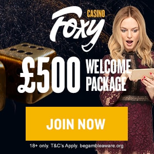 Foxy Casino Bonus And Review News - 200% Up To £100 Free Bonus