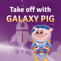 Galaxy Pig Casino Bonus And Review News - 100% Up To €/250 + 50 FS